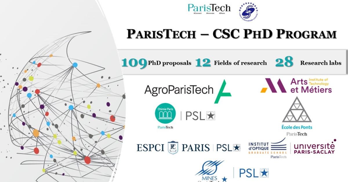 Beginning of the 2022 ParisTech – CSC PhD campaign!
