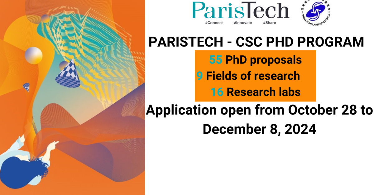 The 2025 ParisTech – CSC PhD campaign is starting! | ParisTech